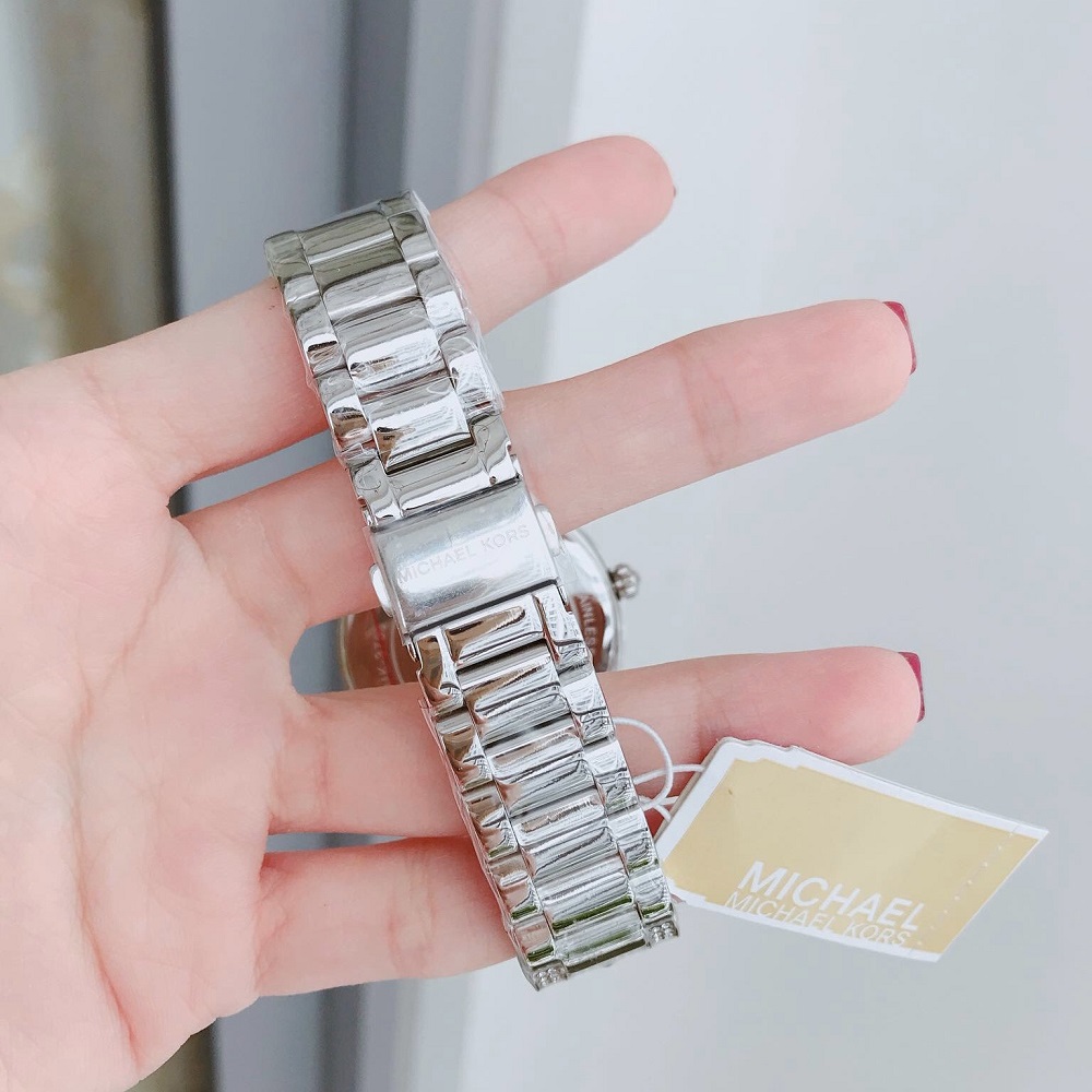 Đồng Hồ Nữ Michael Kors Dây Kim Loại Bạc MK3755 38mm Quartz Chính Hãng