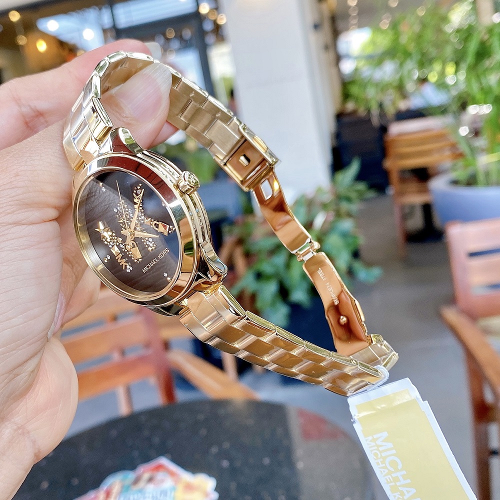 Đồng Hồ Michael Kors Nữ MK6682 Dây Kim Loại Vàng 38mm