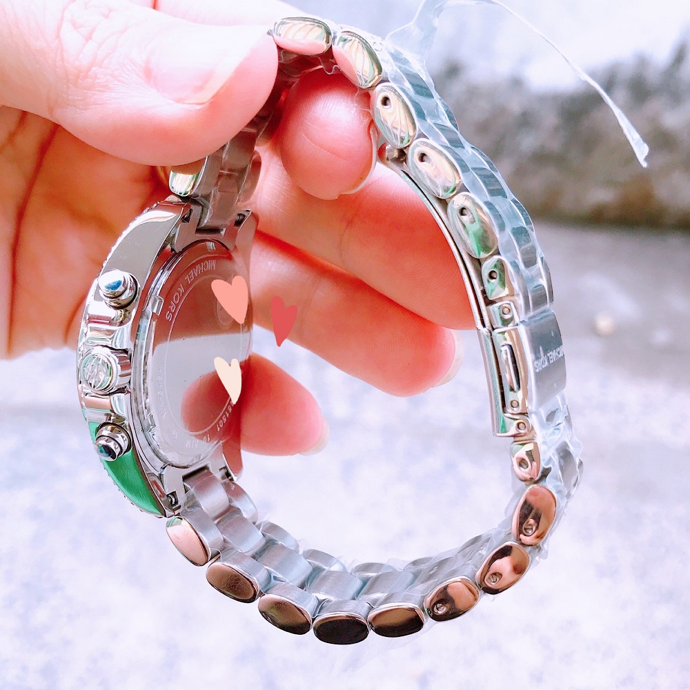 Đồng Hồ Michael Kors Nữ MK6454 Dây Kim Loại Bạc Đính Đá 36mm Chính Hãng